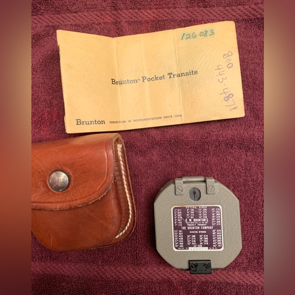 Other | The Original Brunton Pocket Transit In Quadrants Damped | Poshmark